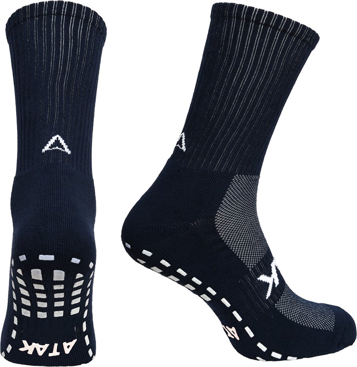 Atak Grip Sokken Shox Halfhoog Blauw - 39-42 | bol.com