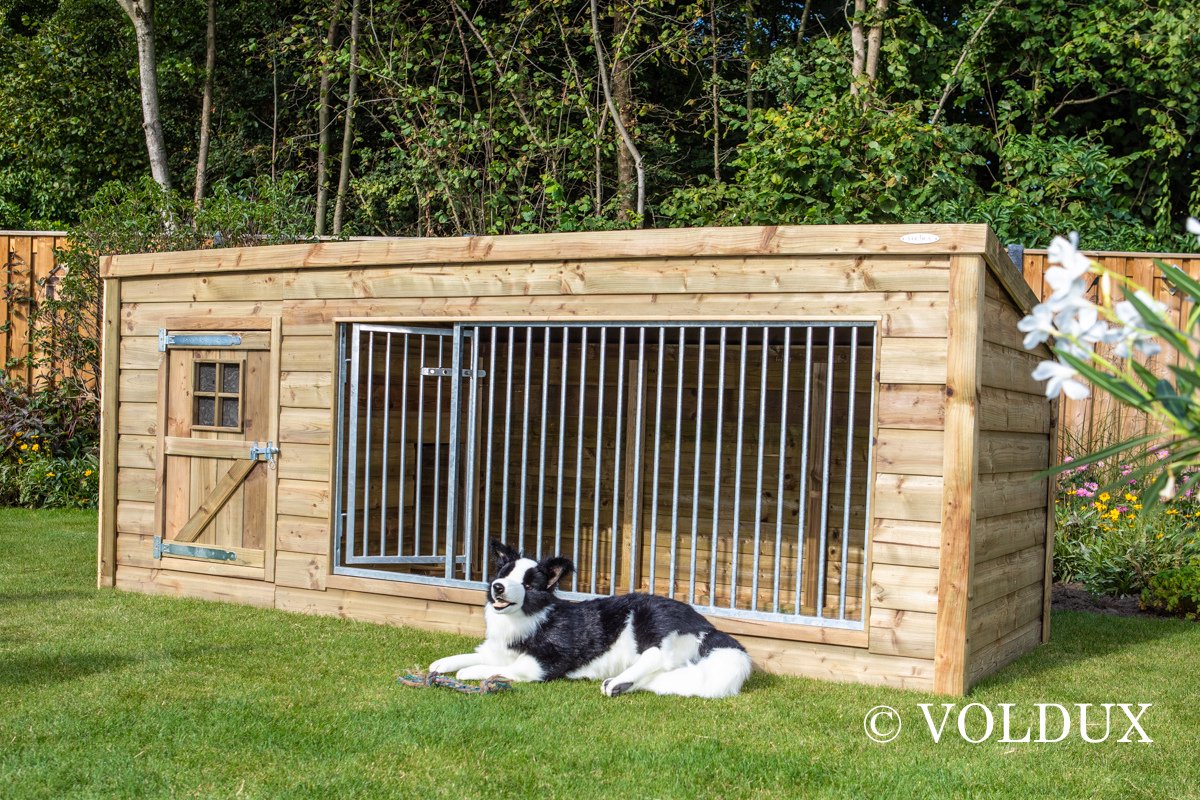 Hondenhok Luna XL - Hondenhok hout - Hondenhok buiten - Hondenhuis ...