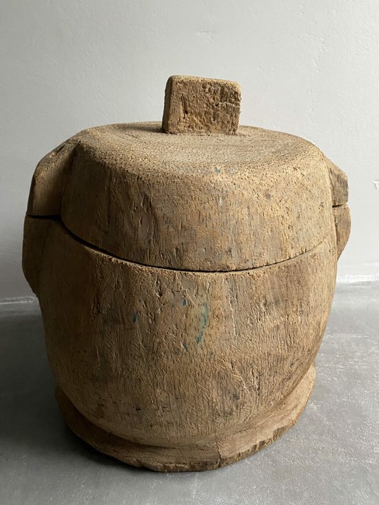 Houten pot met deksel Mulan | bol.com