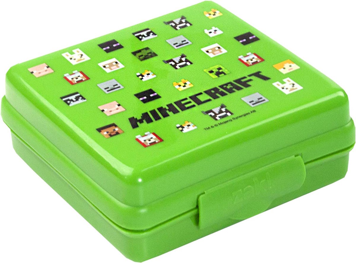 Minecraft Lunchbox Set Kids Boys (School Lunch Bag, Waterfles, Snack ...