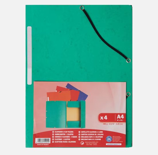 Elastomap A4 formaat - Documenten map - Sorteermap - Dossiermap ...