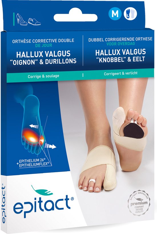 Epitact Hallux valgus - knobbel en Eelt - corrigerende orthese - Linker ...