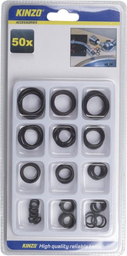 Rubber ring assortiment - Ringen - 50 stuks | bol.com