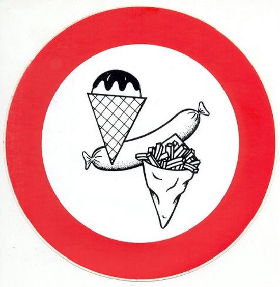 Verboden snacks sticker | bol