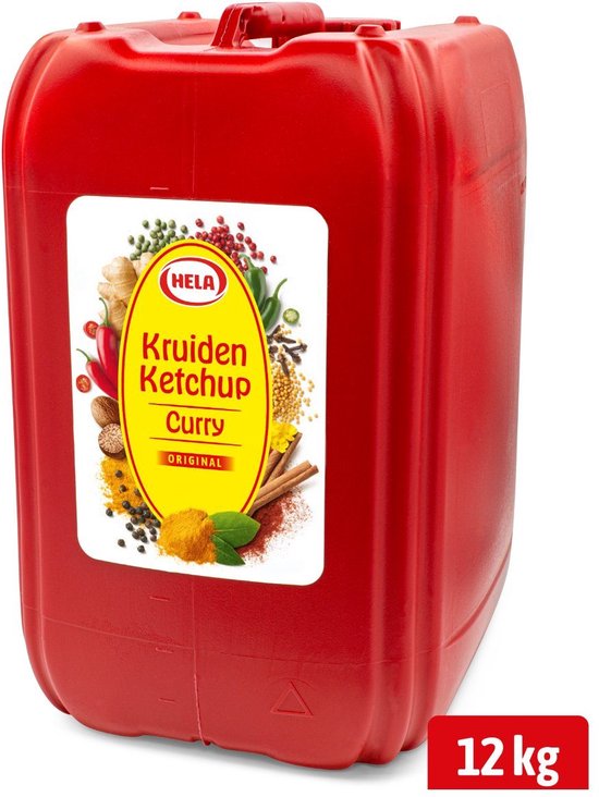 Hela Curry kruidenketchup - Fles 12 kilo | bol
