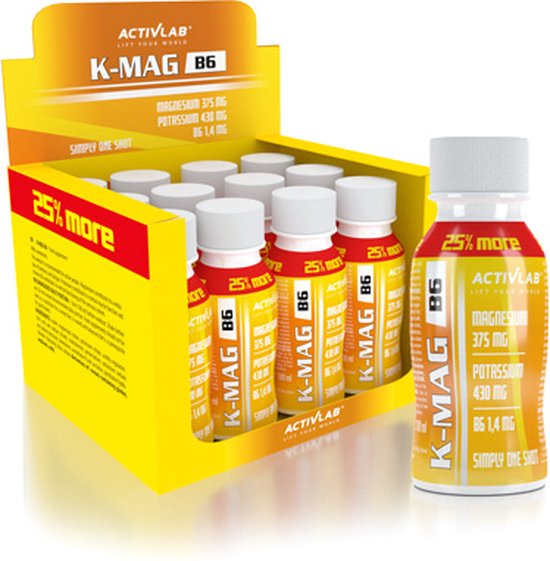 Activlab K-Mag B6 Shot (12x100ml) Standard - Vitaminen, mineralen ...