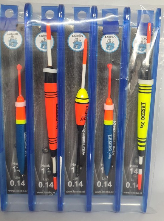 Dobberset 5 complete tuigjes - vis dobbers - dobbers - karper ...