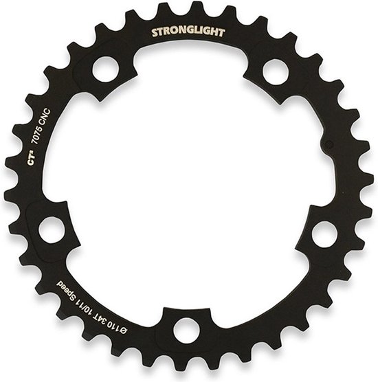 STRONGLIGHT Dura-Ace/Ultegra E Kettingblad binnen 10-speed ct², zwart Uitvoering 34T | bol