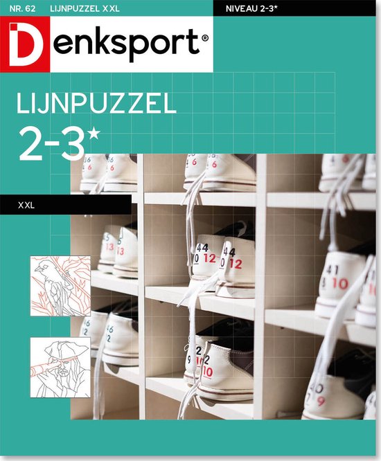 Denksport Puzzelboek Lijnpuzzels XXL, editie 62 | bol