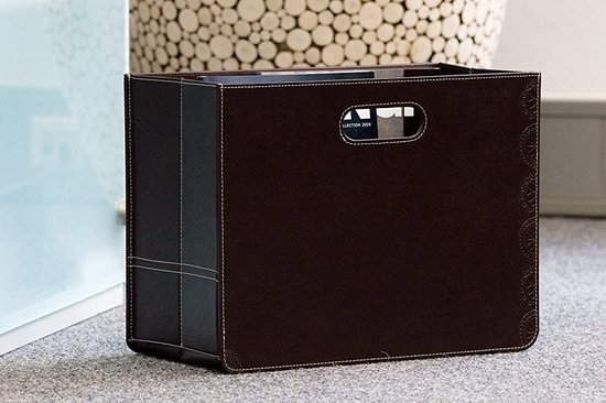 krantenmand, bruin | bol