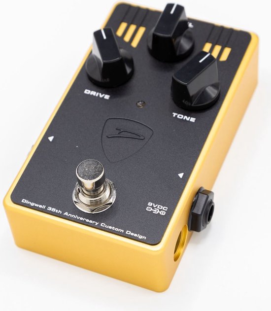 Dingwall 35th Anniversary Gold Drive Pedal - Bas overdrive / distortion ...