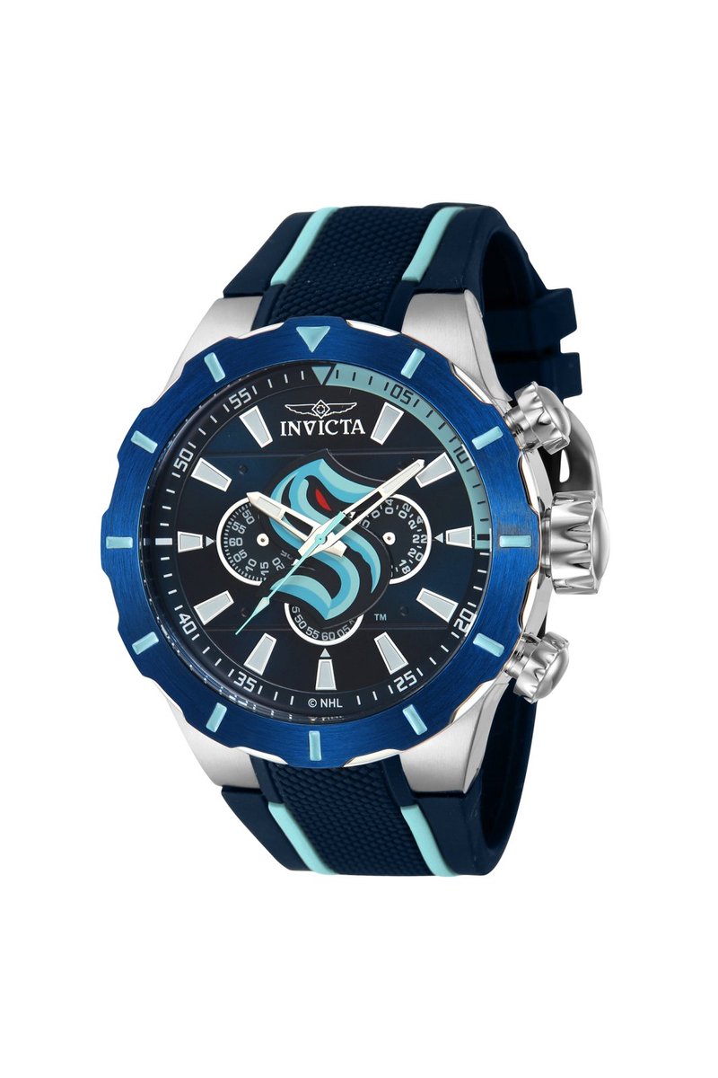Invicta NHL - Seattle Kraken 43190 Quartz Herenhorloge - 52mm | bol.com