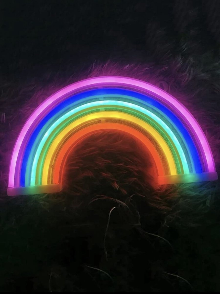 Neon verlichting regenboog - Rainbow - LGBTQ - Neon wandlamp - Neon ...