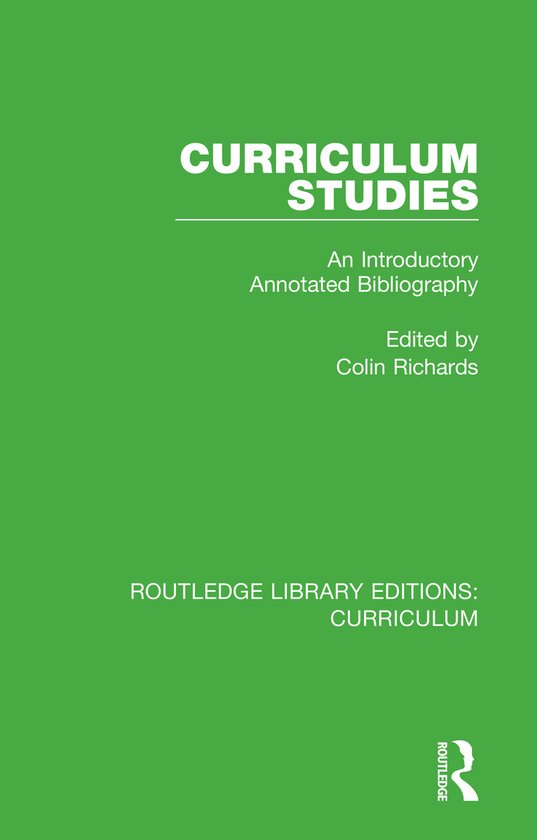 Routledge Library Editions: Curriculum- Curriculum Studies ...