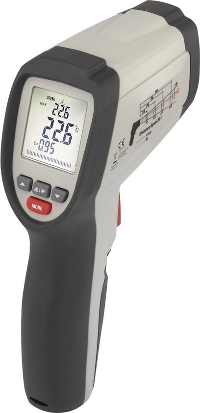 VOLTCRAFT IR 800-20C SE Infrarood-thermometer Optiek 20:1 -40 - +800 °C ...