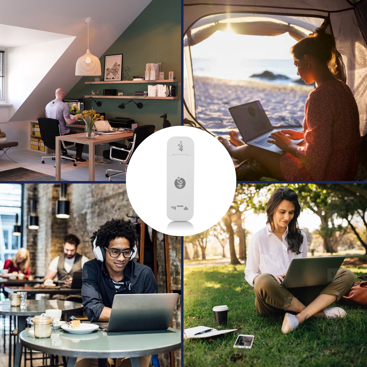 4G Dongle - voor Laptop en Computer - Internet Dongel - Wifi Router ...