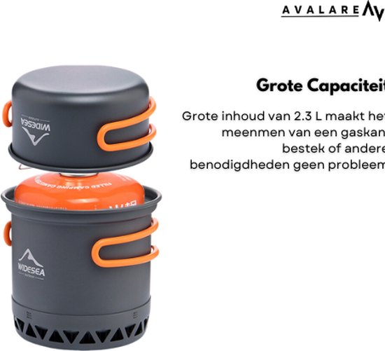 Avalare Outdoor Stove - Kooktoestel - Met Draagtas - Camping Gadget ...