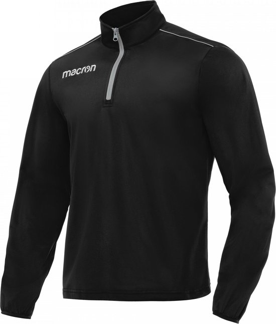 Macron Top/Trainingsjack Zip (1/4), zwart/grijs, maat S | bol