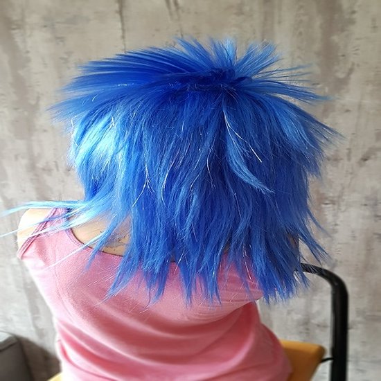 Punk Pruik (Blauw) | bol.com