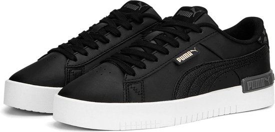 PUMA Jada Animal Jr Dames Sneakers - Black/CoolDarkGray/Gold/White ...