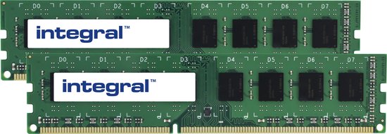 Integral 16GB (2X8GB) PC RAM Module Kit DDR3 1600MHZ geheugenmodule | bol