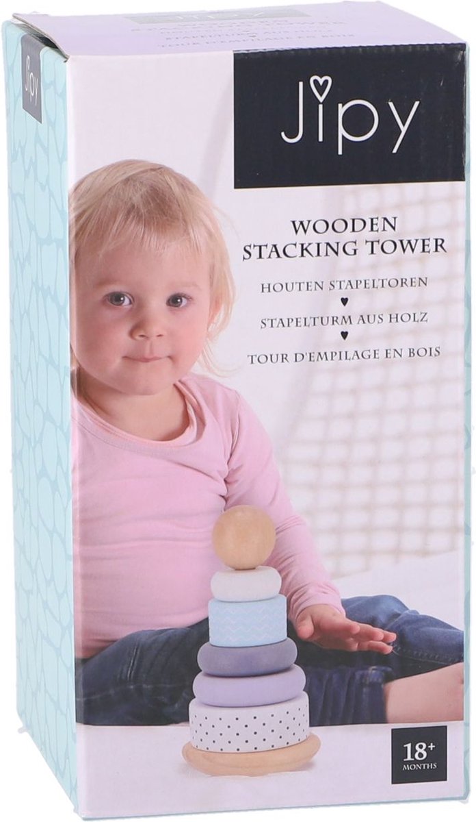 Jipy Stapeltoren Ring Hout | bol