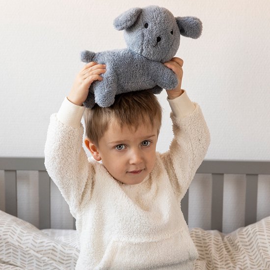 Nijntje Fluffy Snuffie Knuffel 25 cm Blauw | bol