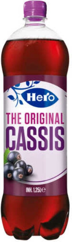 6x Hero Cassis The Original 1,25l | bol