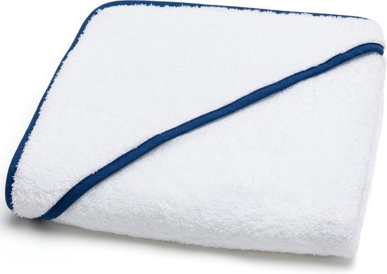 Torres Novas 1845 Poncho / Badcape Mira, Marineblauw - 90 x 90 cm ...