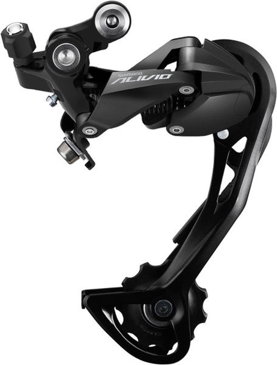 Achterderailleur 9-speed Shimano Alivio RD-M3100 met lange kooi - zwart ...