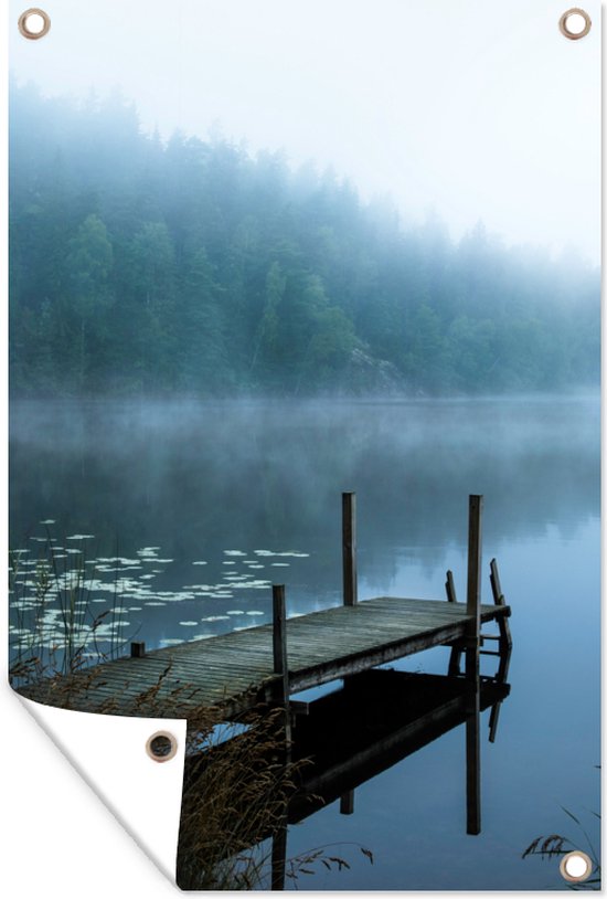 Natuur - Meer - Bos - Mist | bol.com