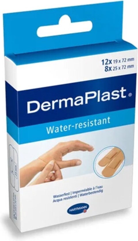 Dermaplast Flexibele Pleisters Strips 12x 2 x 6 cm + 8x 2 x 8 cm - 3 x ...
