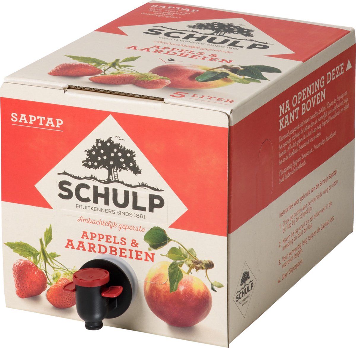 Schulp Saptap Appel-Aardbei Ambachtelijk 5 liter | bol.com