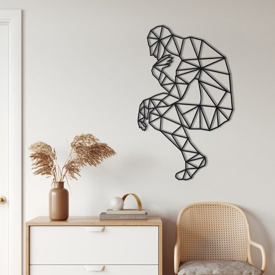 Wanddecoratie |Denkende Mens / Thinking Man| Metal - Wall Art ...