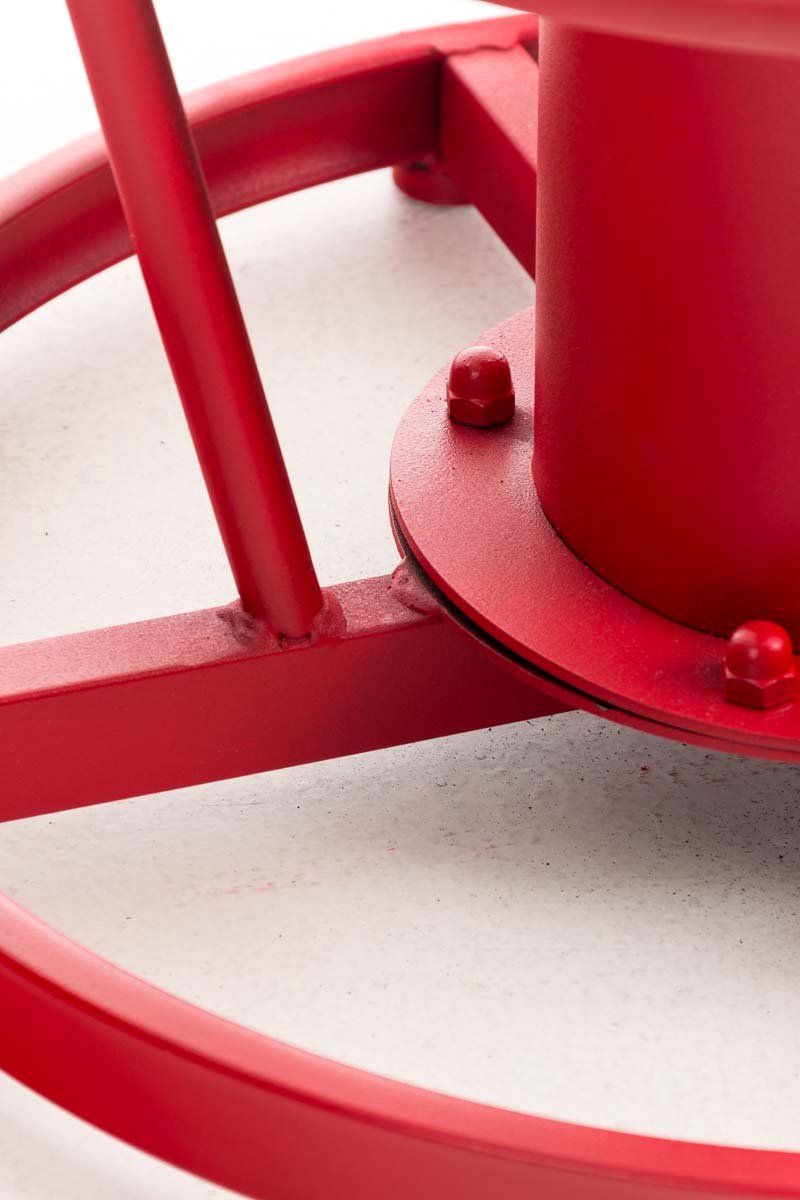 Statafel retro - In hoogte verstelbaar - Rond - Bartafel voor Binnen & Buiten - Metaal... | bol.com