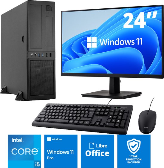 Intel Compleet PC SET | Intel Core i5 | 16 GB RAM | 500 GB SSD ...