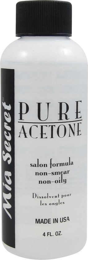 Mia Secret - Pure Acetone - Nagellakverwijderaar - Remover - 118ml - Professioneel gebruik | bol.com