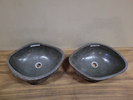 2 wasbakken uit 1 steen Twinset FL21753 | bol.com