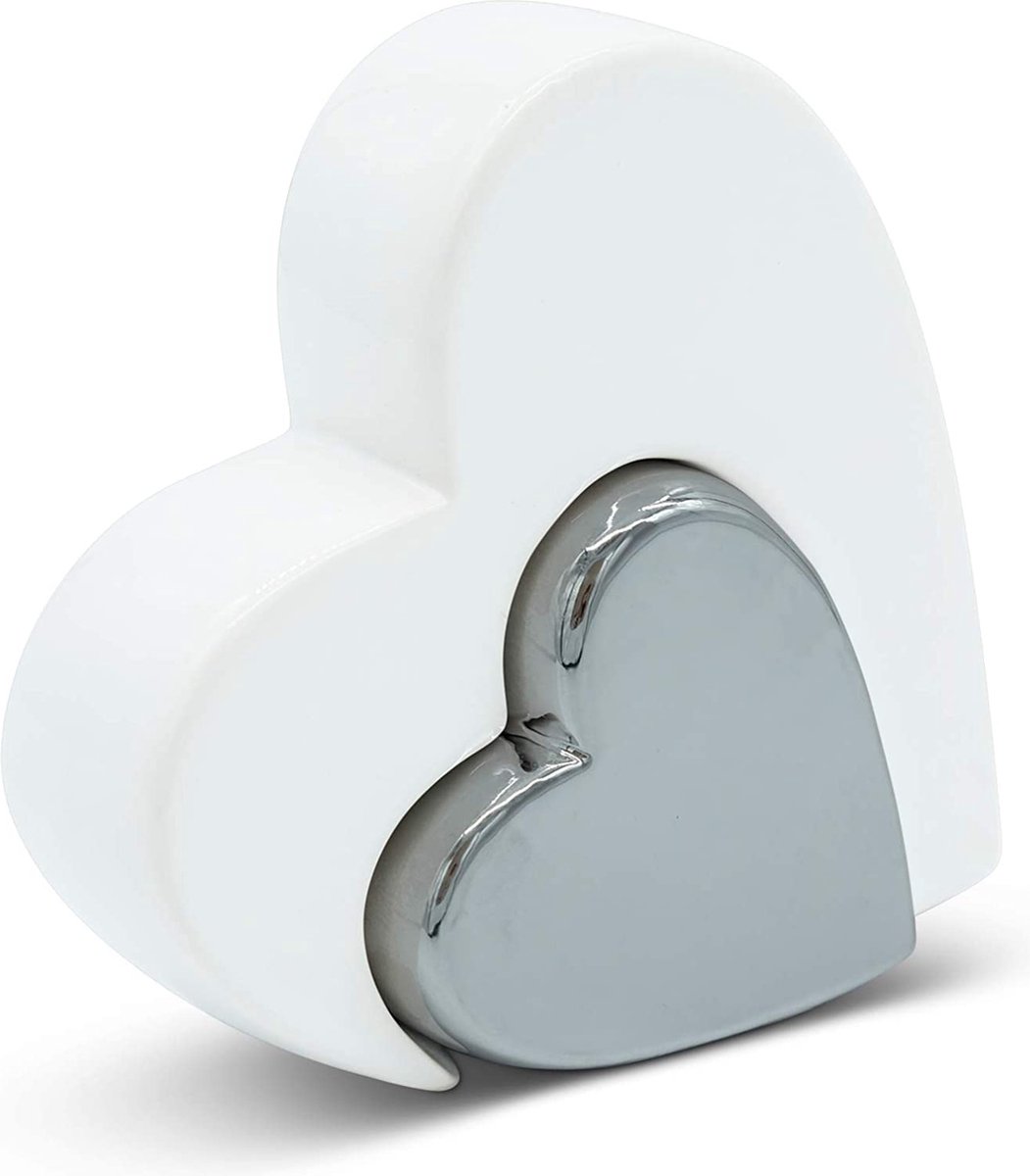 Coeurs doubles élégants pour la décoration - coeur déco moderne 12 cm ...