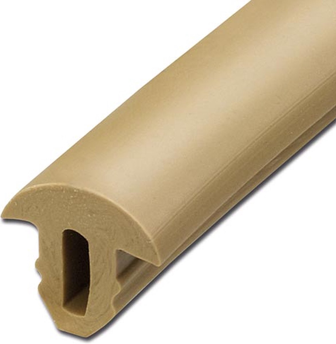 Traptrede Profiel Rubber Bruin Halfrond, 25 Meter | bol.com