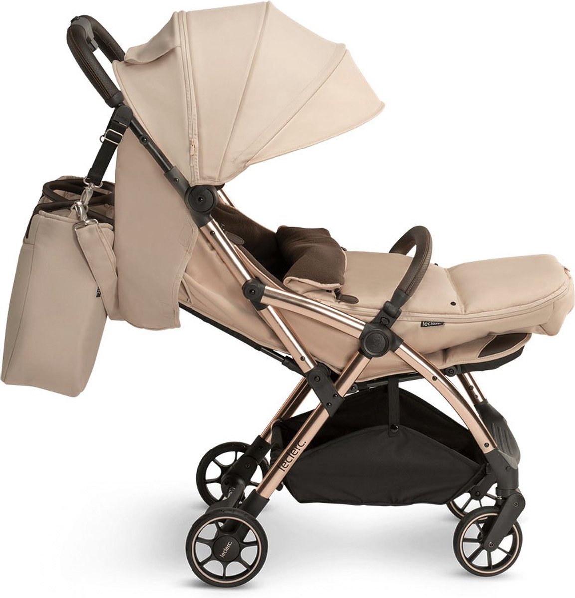 Leclerc Baby Influencer Buggy - Sand Chocolate | bol