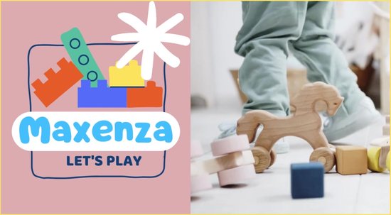 Maxenza Kids HA-033-PI 2-in-1 Kinderstoel en Tafel Set – Meegroeiende ...