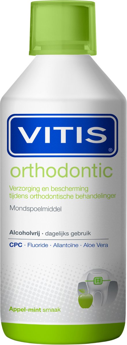 Vitis Orthodontic Mondspoelmiddel - 500 ml - Mondwater | bol.com