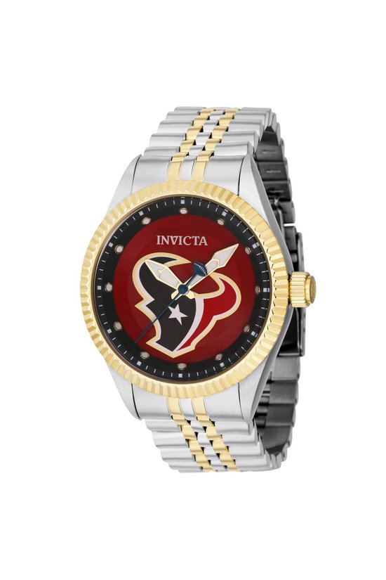 Invicta NFL - Houston Texans 42465 Quartz Herenhorloge - 43mm | bol.com