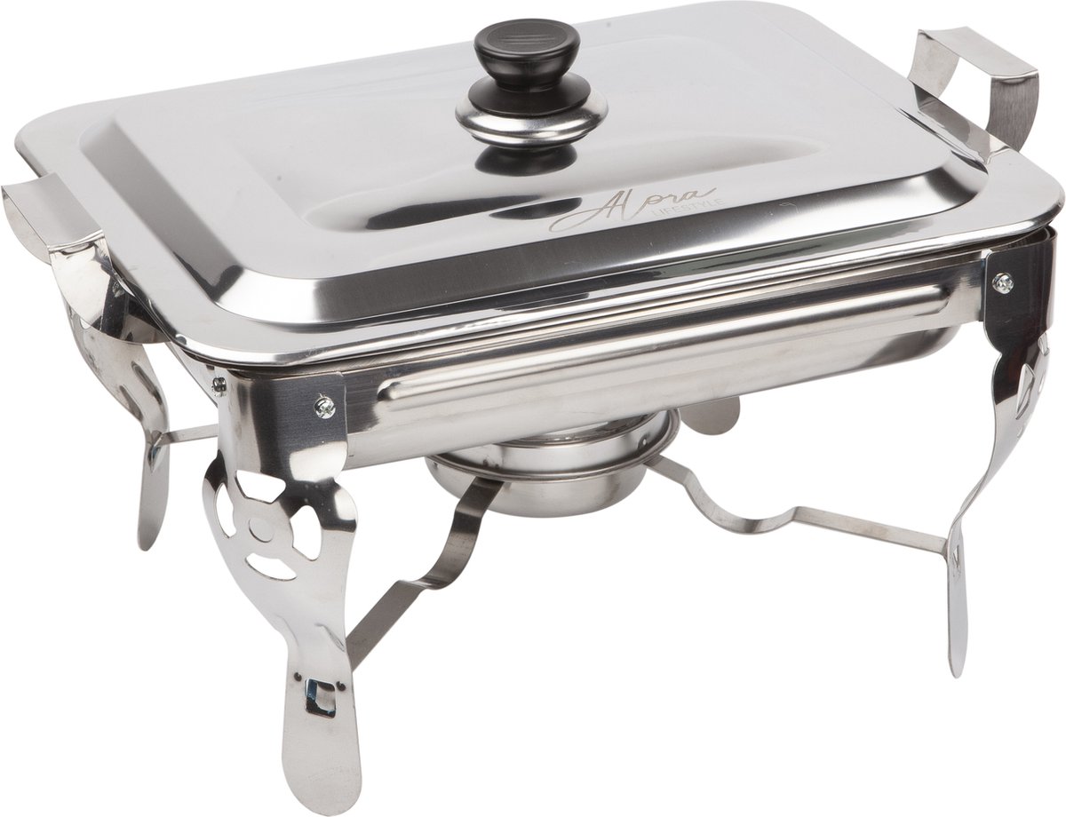 Alora Chafing Dish chrome - Set de 4 - chauffe-plats - garde les ...