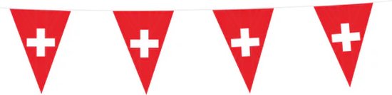 Vlaggenlijn Zwitserland - 10 Meter Zwitserland - Zwitserse vlag ...