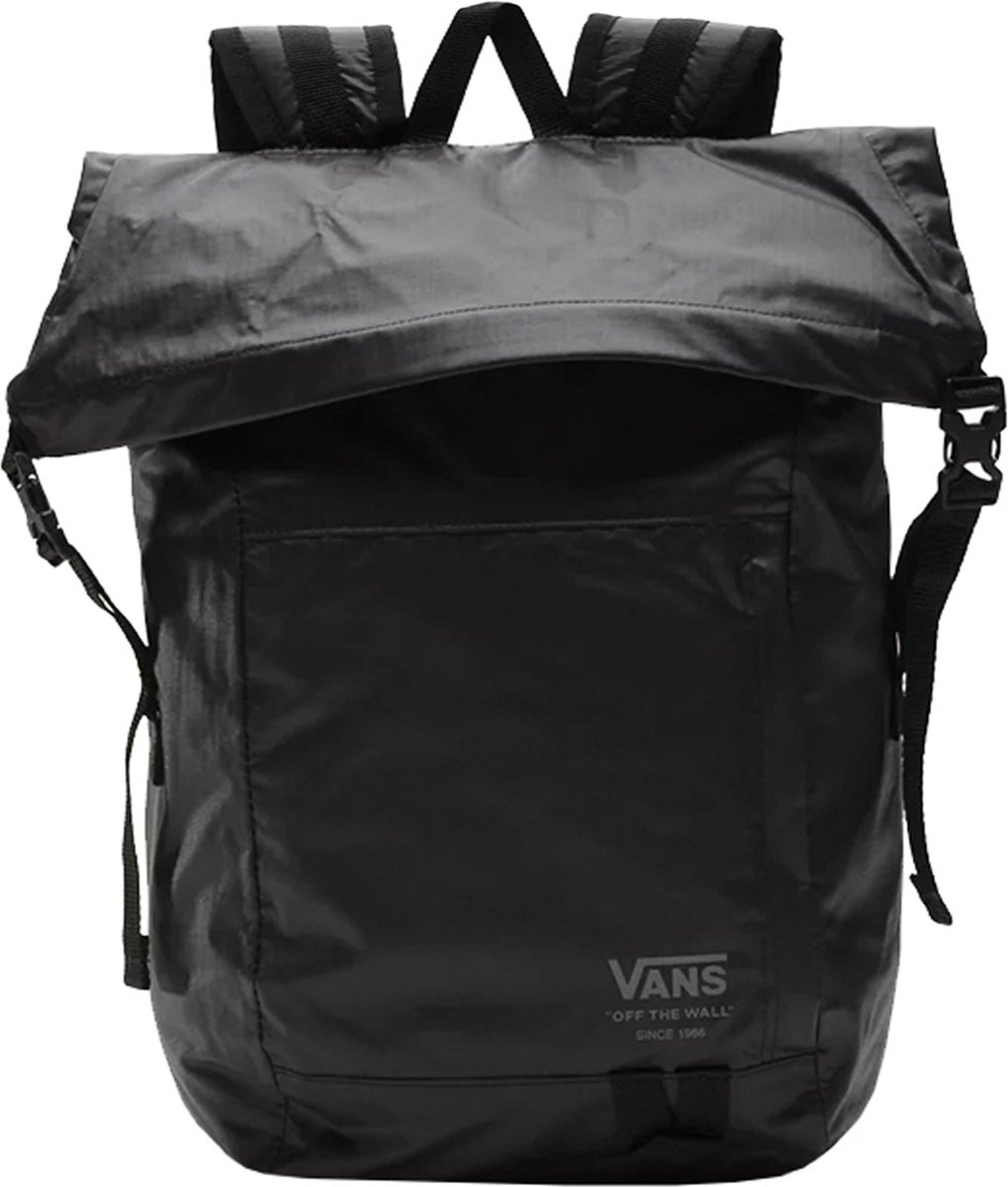 Vans Laptop Rugzak / Rugtas / Laptoptas / Werktas - Rolltop - Zwart ...