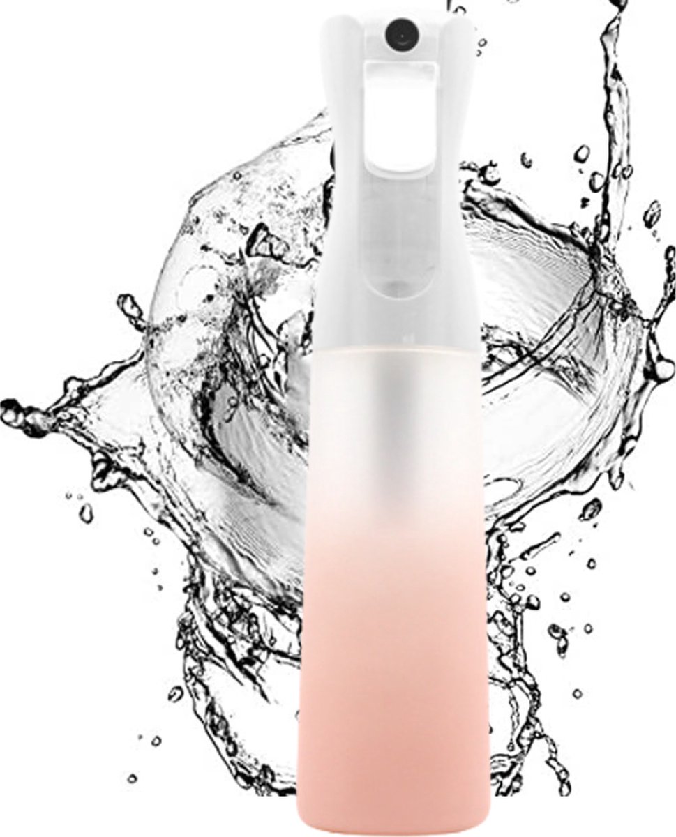 Continu Spray- Spuitfles- Roze- 300ML- CG Methode- Krullen- Kappers | bol
