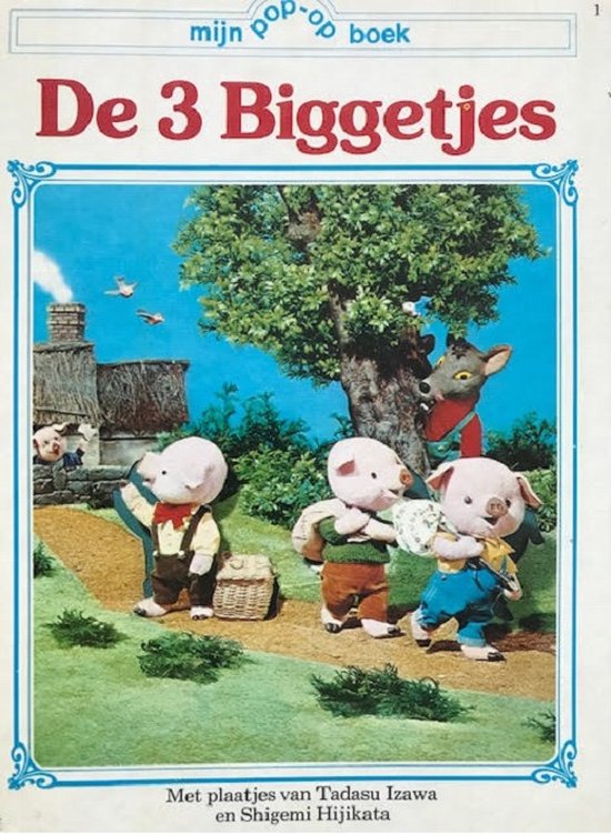 De drie biggetjes mijn pop-op boek, Tadasu Izawa | 9789024311743 ...
