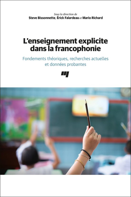 L' enseignement explicite dans la francophonie (ebook), Steve Bissonnette |... | bol.com